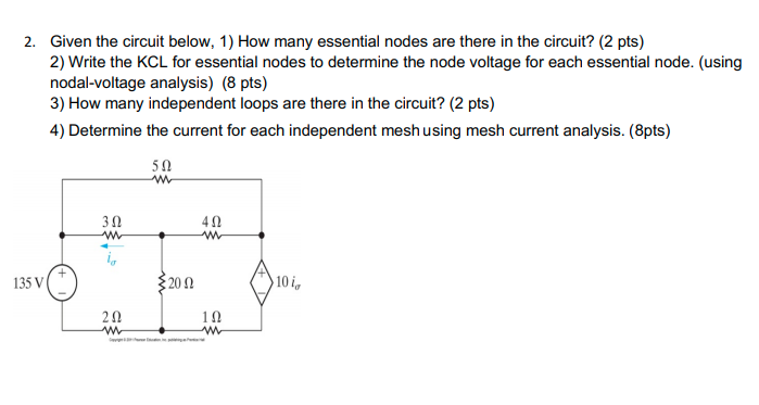 Solved 2. Given the circuit below, 1) How many essential | Chegg.com