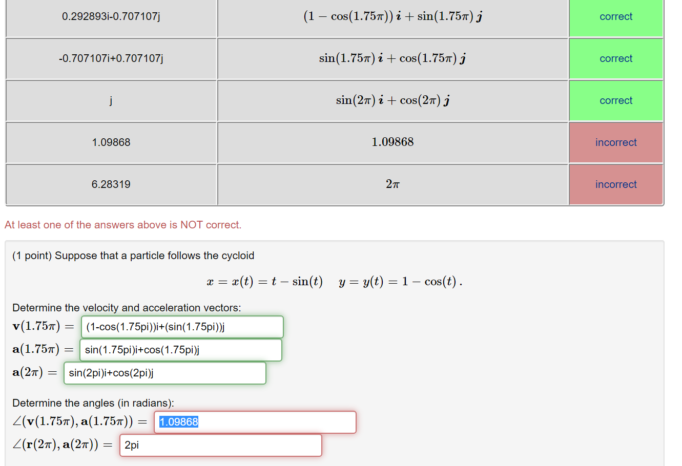 Solved Suppose that a particle follows the cycloid Determine | Chegg.com