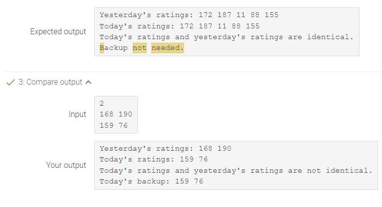 Solved Integer numRatings is read from input, representing | Chegg.com