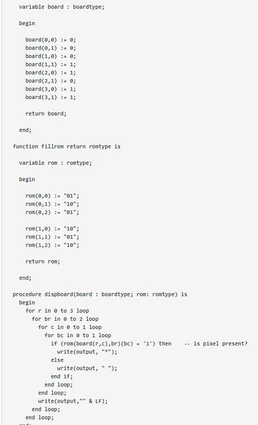 The following VHDL module "five" compiles and runs | Chegg.com