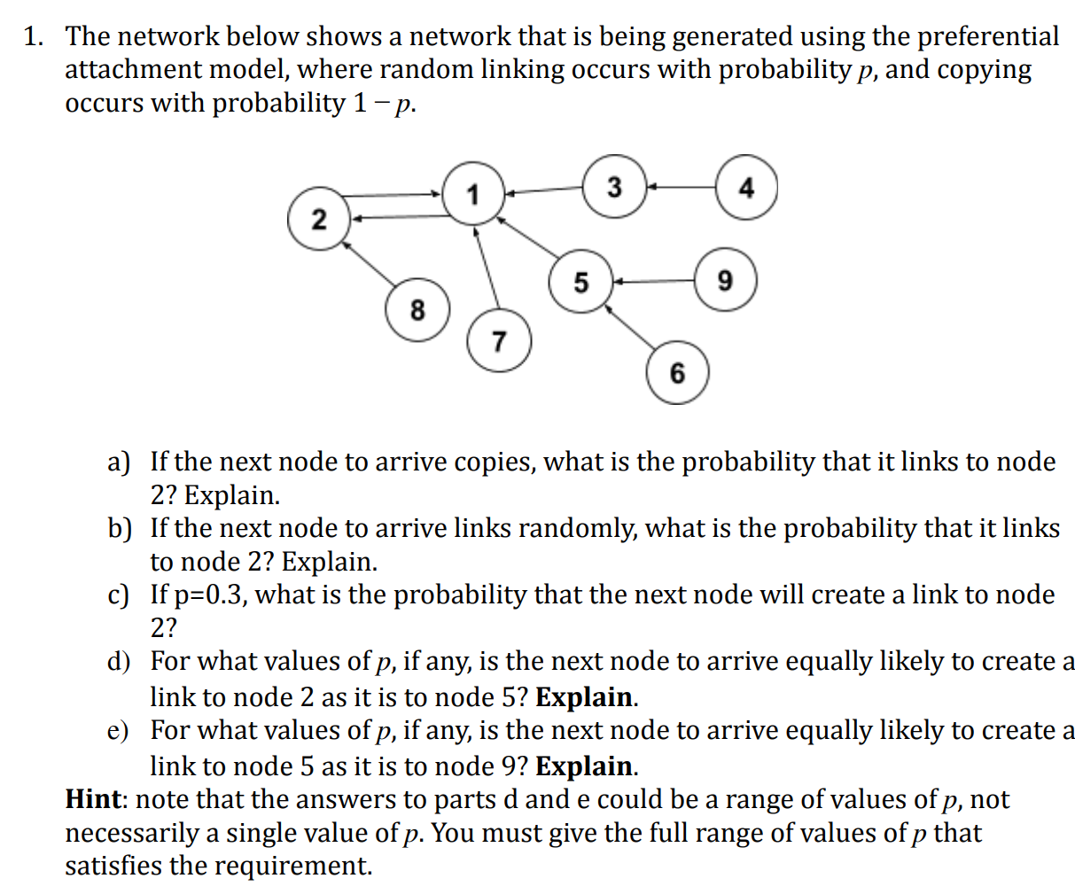 Solved The network below shows a network that is being | Chegg.com