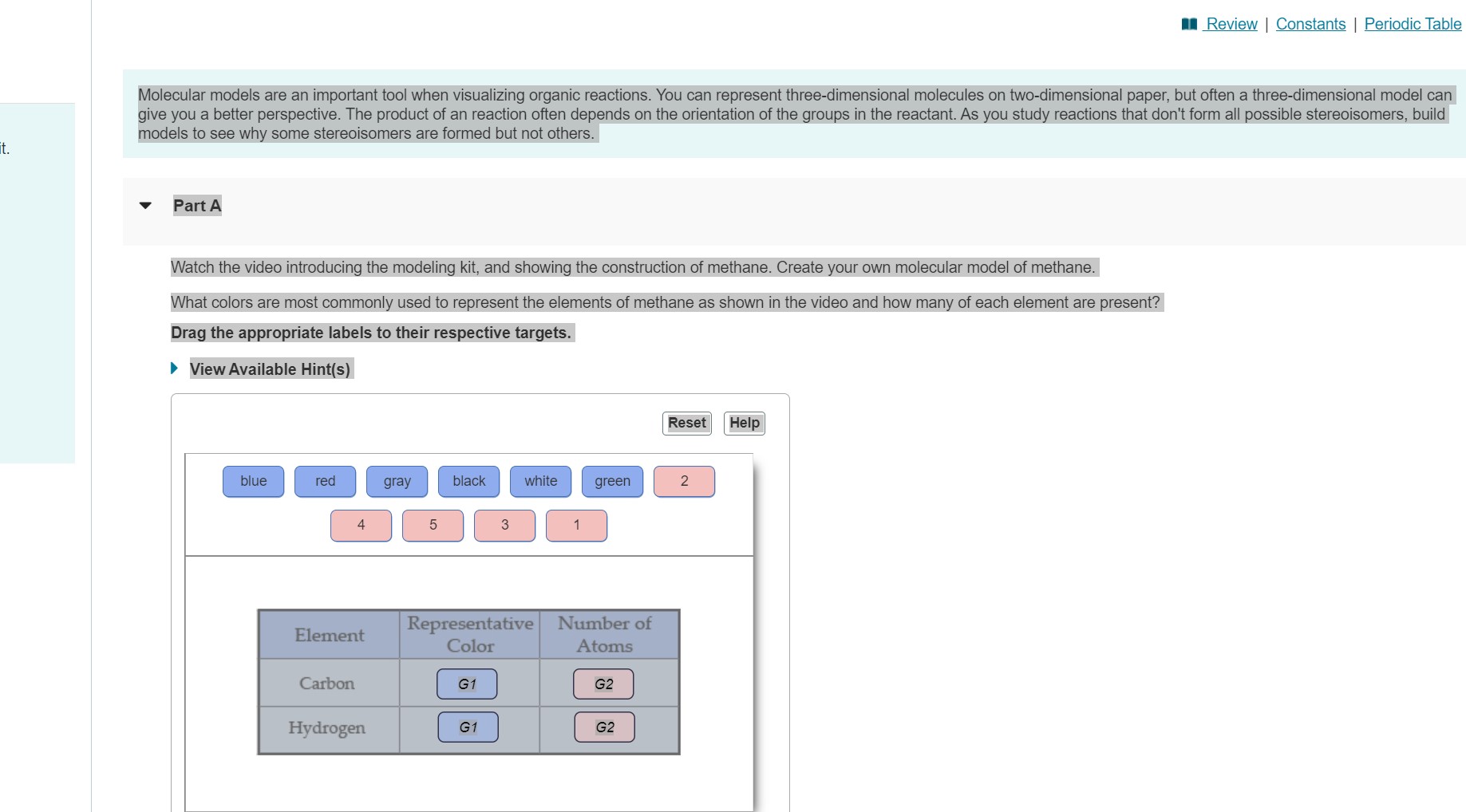 Solved Molecular models are an important tool when | Chegg.com