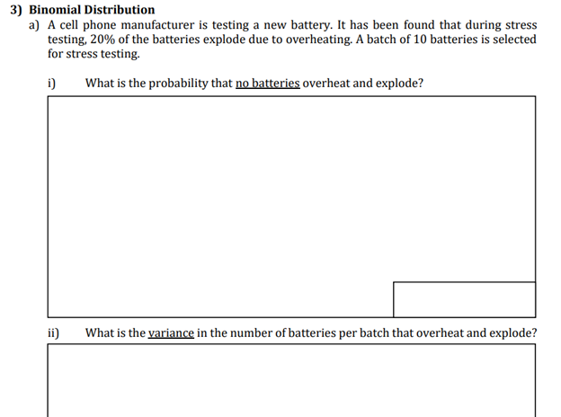 Solved Binomial Distribution A A Cell Phone Manufacturer Is 4794