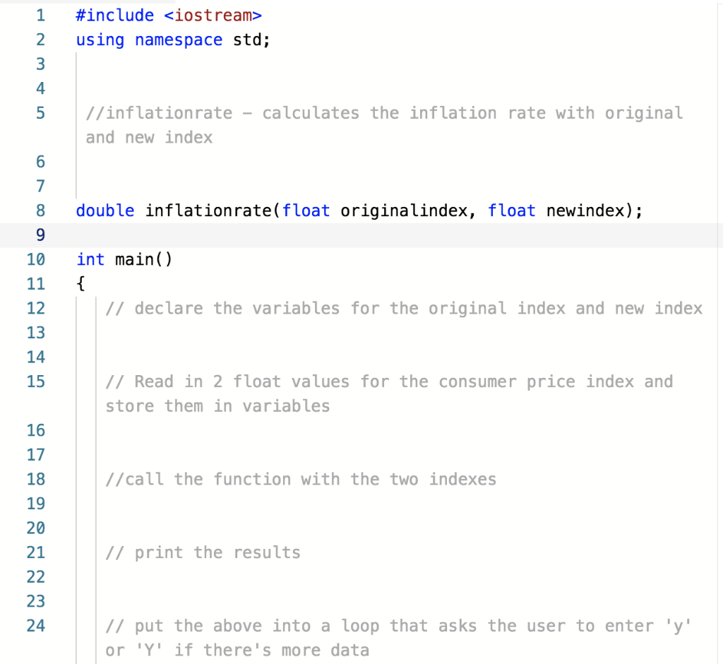 Solved #include using namespace std; 1 2 3 4 5 | Chegg.com