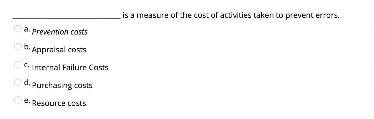 Solved A measurable characteristic is a a. matrix b.metric | Chegg.com