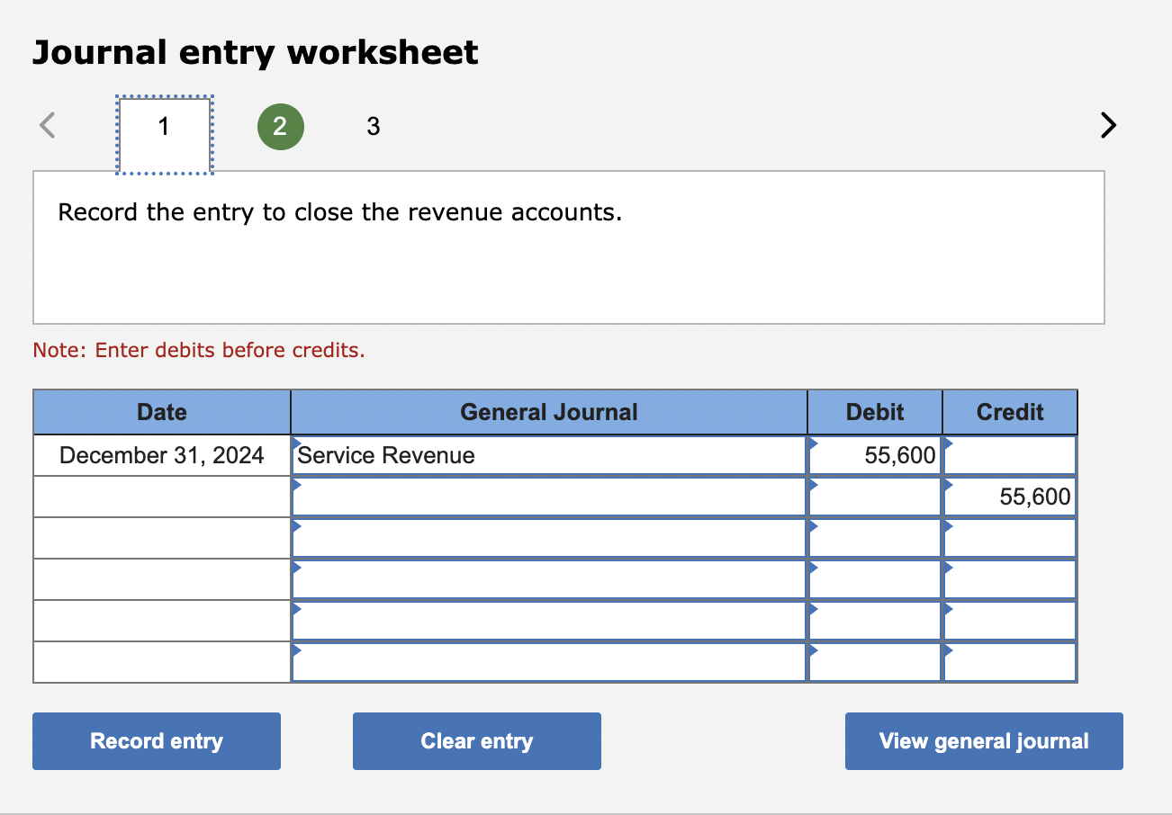 Solved Required: 1. Prepare the necessary closing entries. | Chegg.com