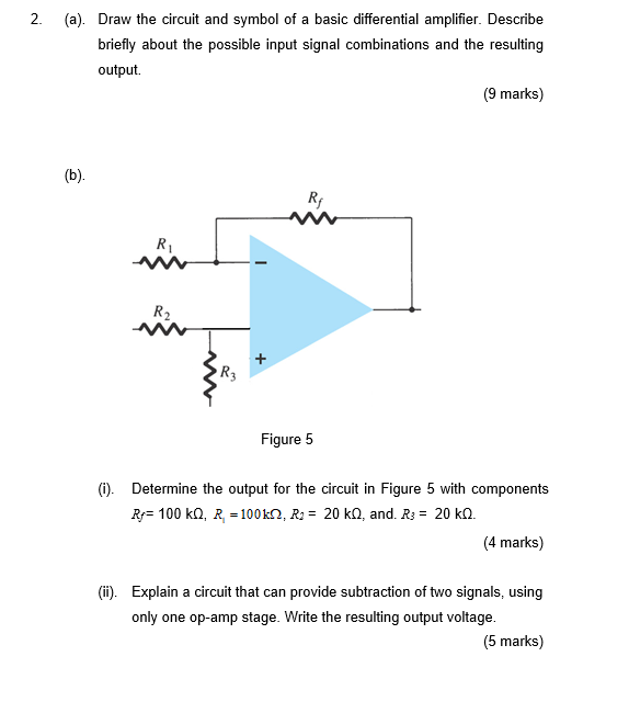 Solved 2. (a). Draw the circuit and symbol of a basic | Chegg.com