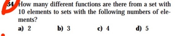 Solved low many different functions are there from a set | Chegg.com