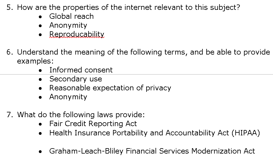 Solved 5. How are the properties of the internet relevant to | Chegg.com