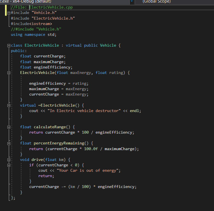 CST8219 – C++ Programming Lab 7 Steps: Take your | Chegg.com