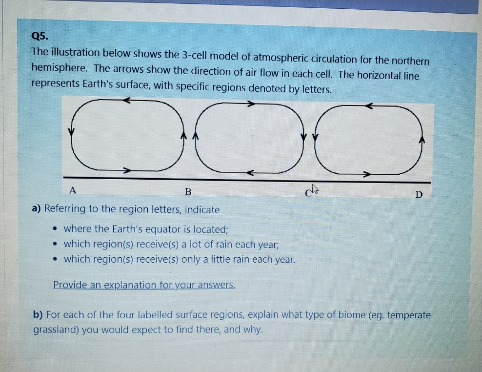 Solved Q5. The illustration below shows the 3-cell model of | Chegg.com