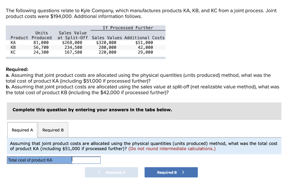 Solved The following questions relate to Kyle Company, which | Chegg.com