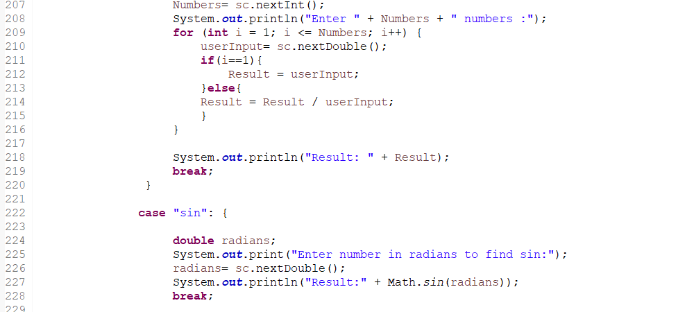 Solved Why is my program is not showing result in any | Chegg.com
