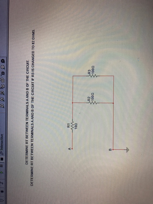 Solved 萋|了| 1 1 1 | Interactive DETERMINE RT BETWEEN | Chegg.com