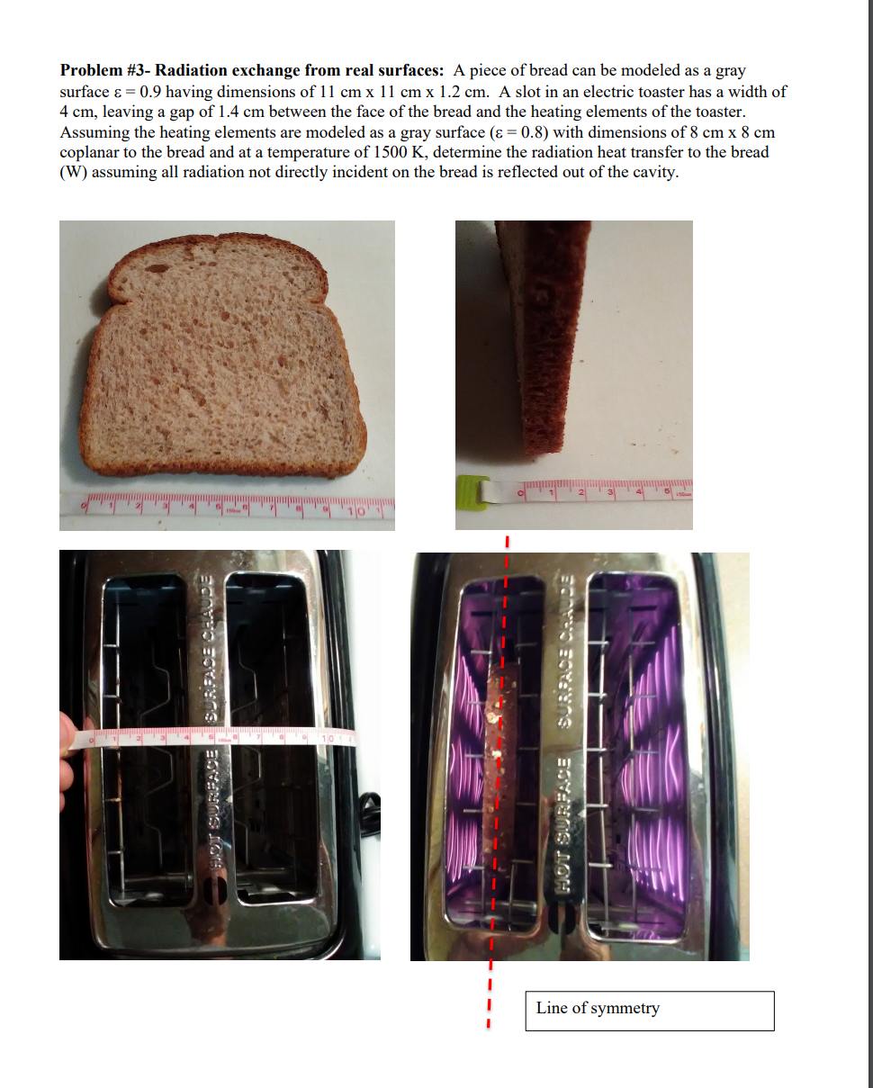 Problem #3- Radiation exchange from real surfaces: A | Chegg.com