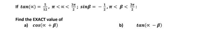 Solved If tan(6) A