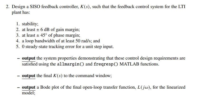 Solved Given: an electro-mechanical dynamical system for a | Chegg.com