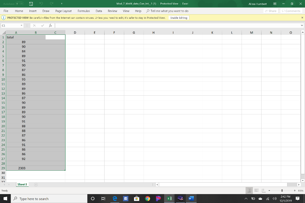 Solved SunDrop Candies Inc claims that their 3 ounce bag of | Chegg.com