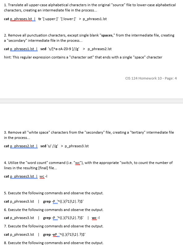 Solved Positive and negative lookahead assertions, positive | Chegg.com