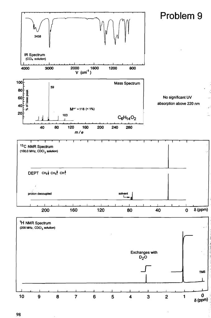 Solved Problem 7Problem 8Problem 9Problem 10 'H NMR Spectrum | Chegg.com Solved Problem 7Problem 8Problem 9Problem 10 'H NMR Spectrum | Chegg.com