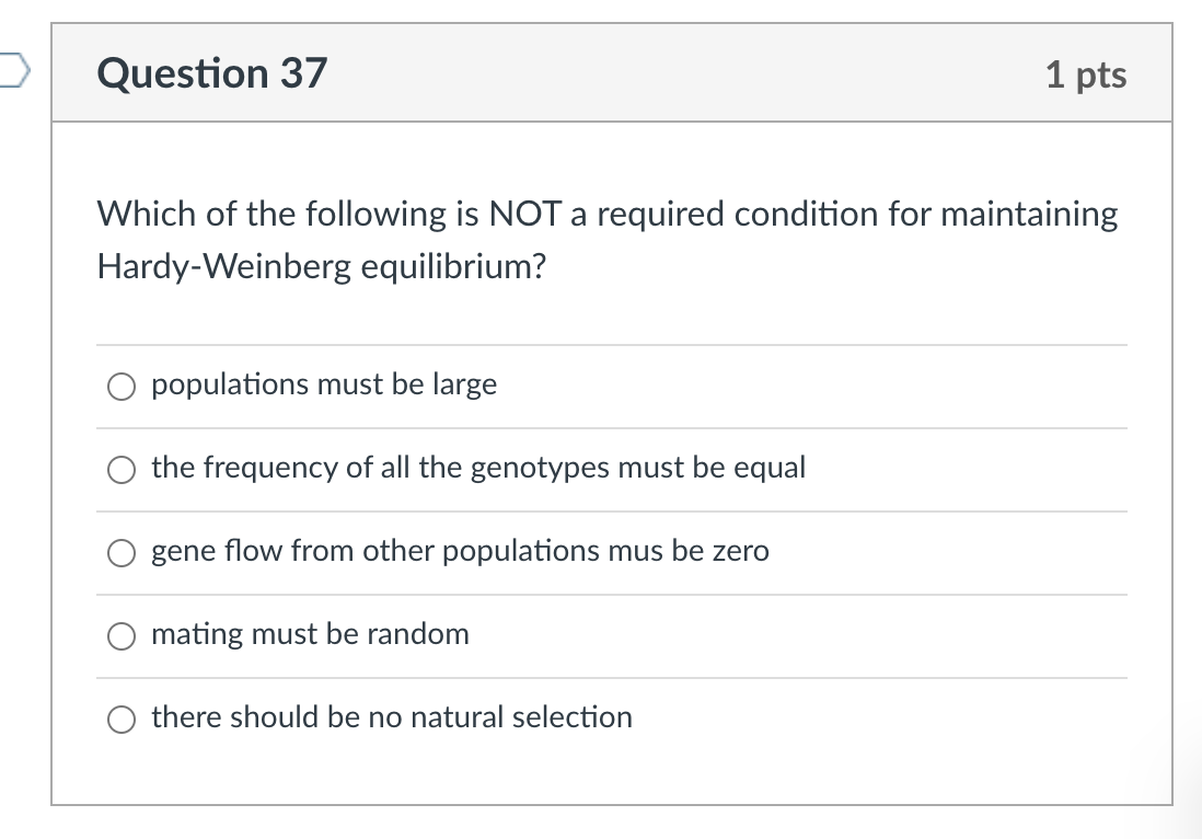 Solved Question 37 1 pts Which of the following is NOT a | Chegg.com