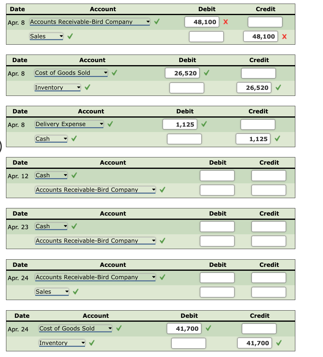 Solved Sales and Purchase-Related Transactions for Seller | Chegg.com