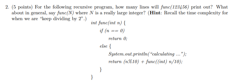 Solved Please do this in Java, and use comments to explain. | Chegg.com