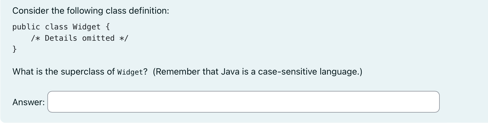 Solved Consider the following class definitions: Next | Chegg.com