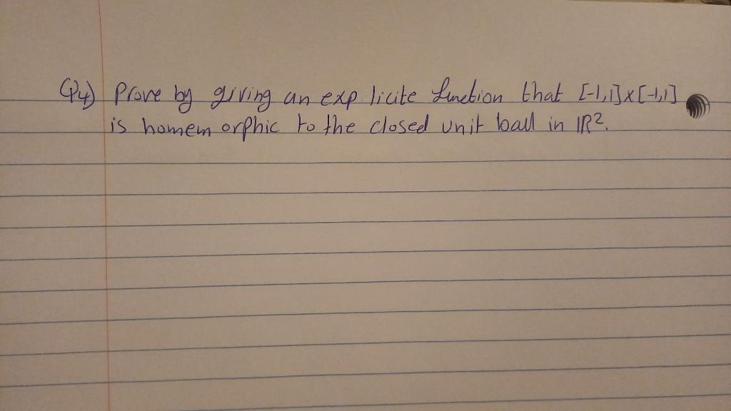 Solved P4) Prove by giving an exp licite Lmetion that | Chegg.com