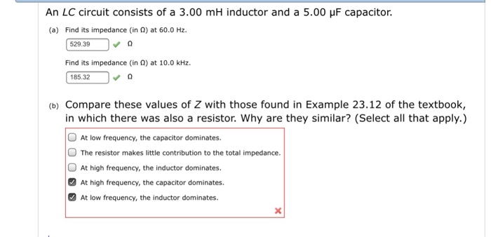 Solved An LC circuit consists of a 3.00 mH inductor and a | Chegg.com