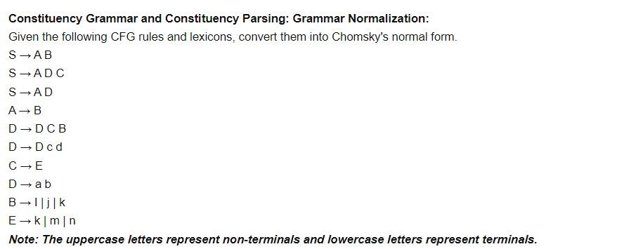 Solved Constituency Grammar and Constituency Parsing: | Chegg.com