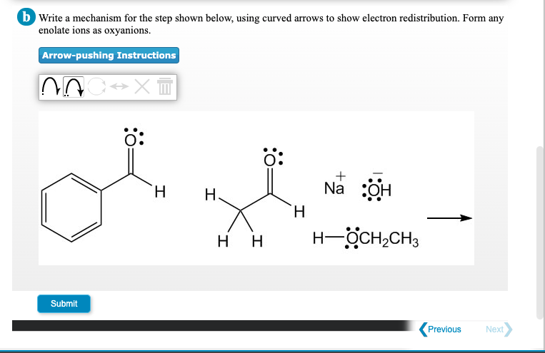 Solved C Write a mechanism for the following reaction step | Chegg.com