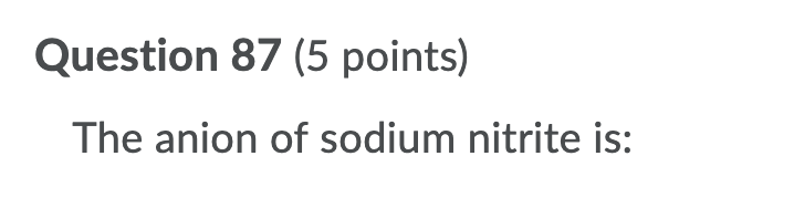 Solved Question 83 (5 points) The formula of lead (IV) | Chegg.com
