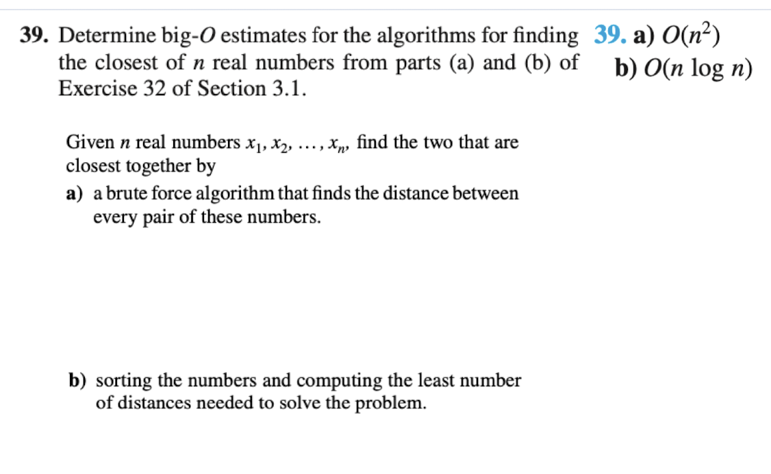 Solved exercise 31 has been added to the screenshot and | Chegg.com
