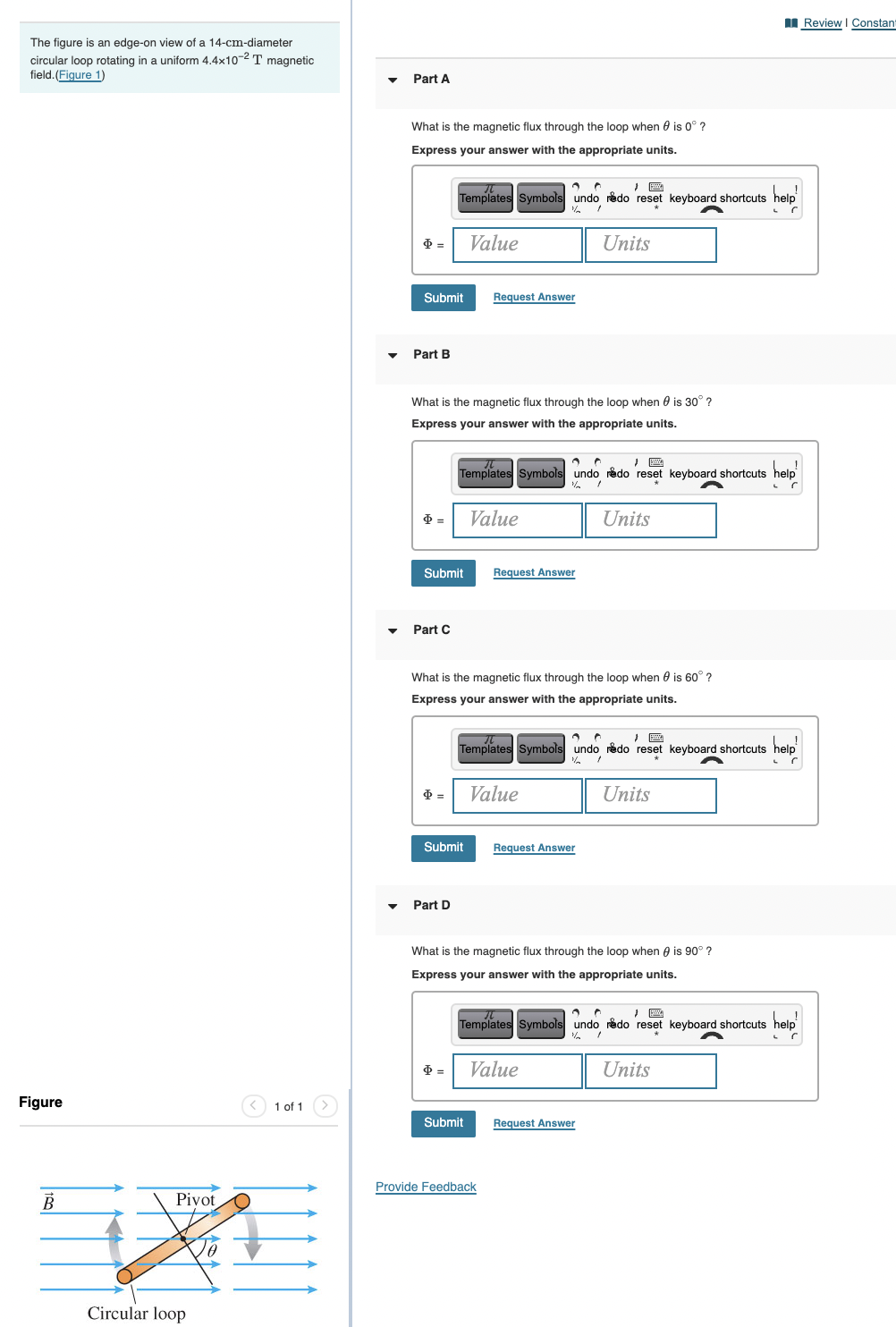 Solved Review Constant The figure is an edge-on view of a | Chegg.com