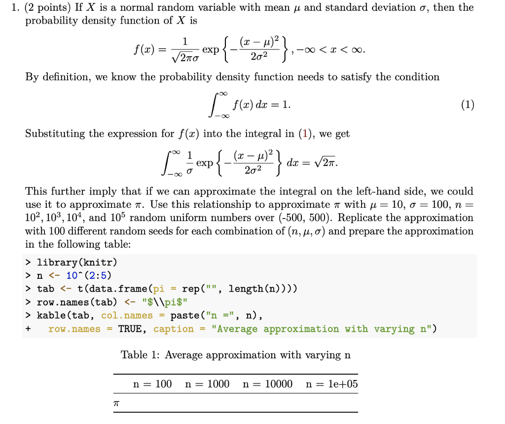 Solved Answer the following in R Provide screenshot of code | Chegg.com
