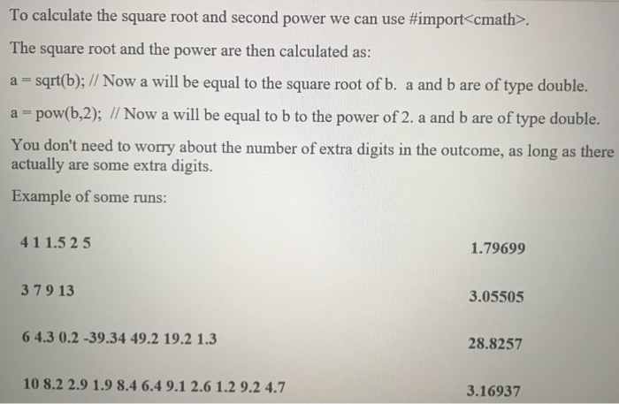 Solved Course: C++ Exercise Write a program that reads in n | Chegg.com