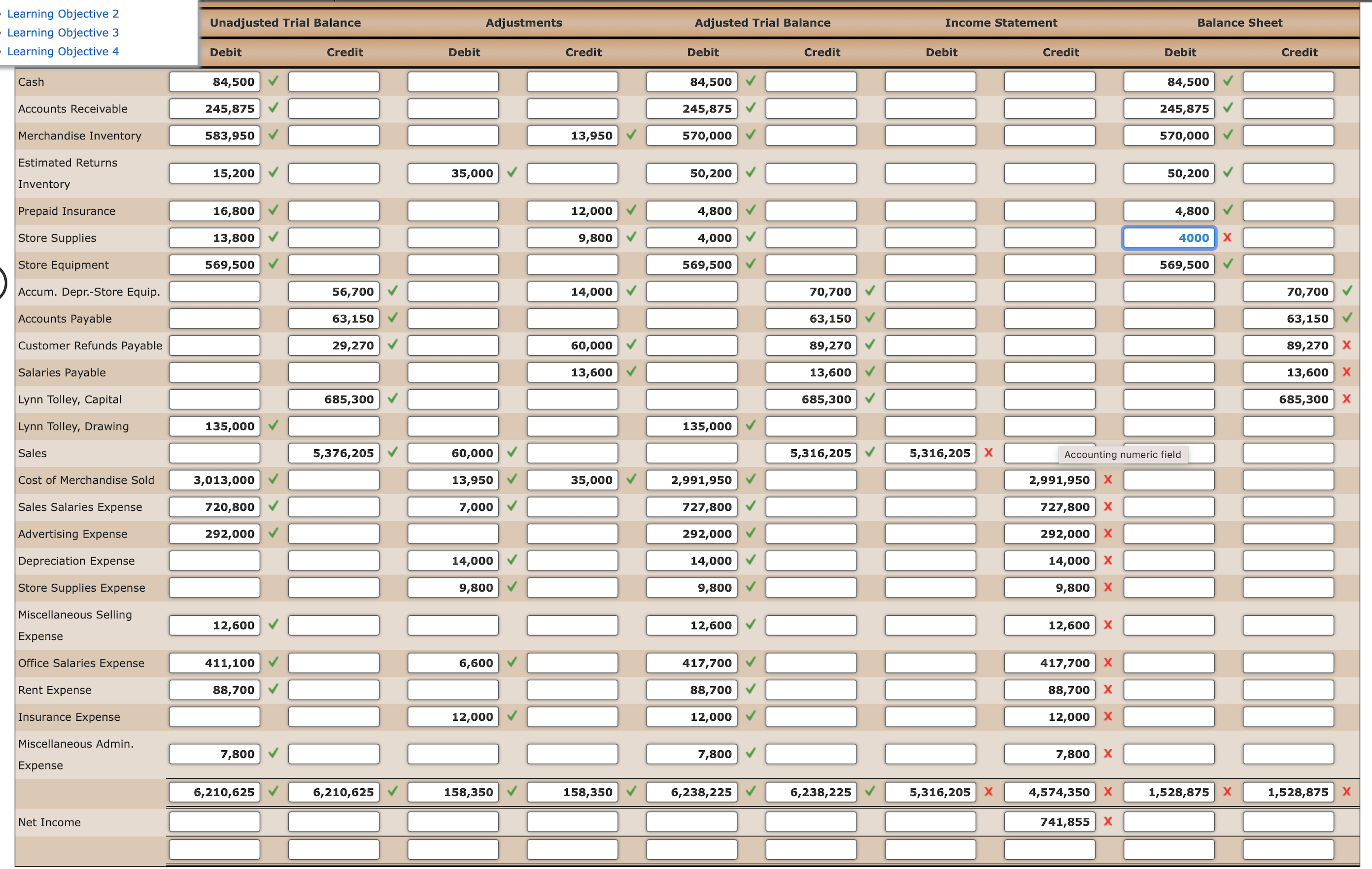 Solved For a compound transaction, if an amount box does not | Chegg.com