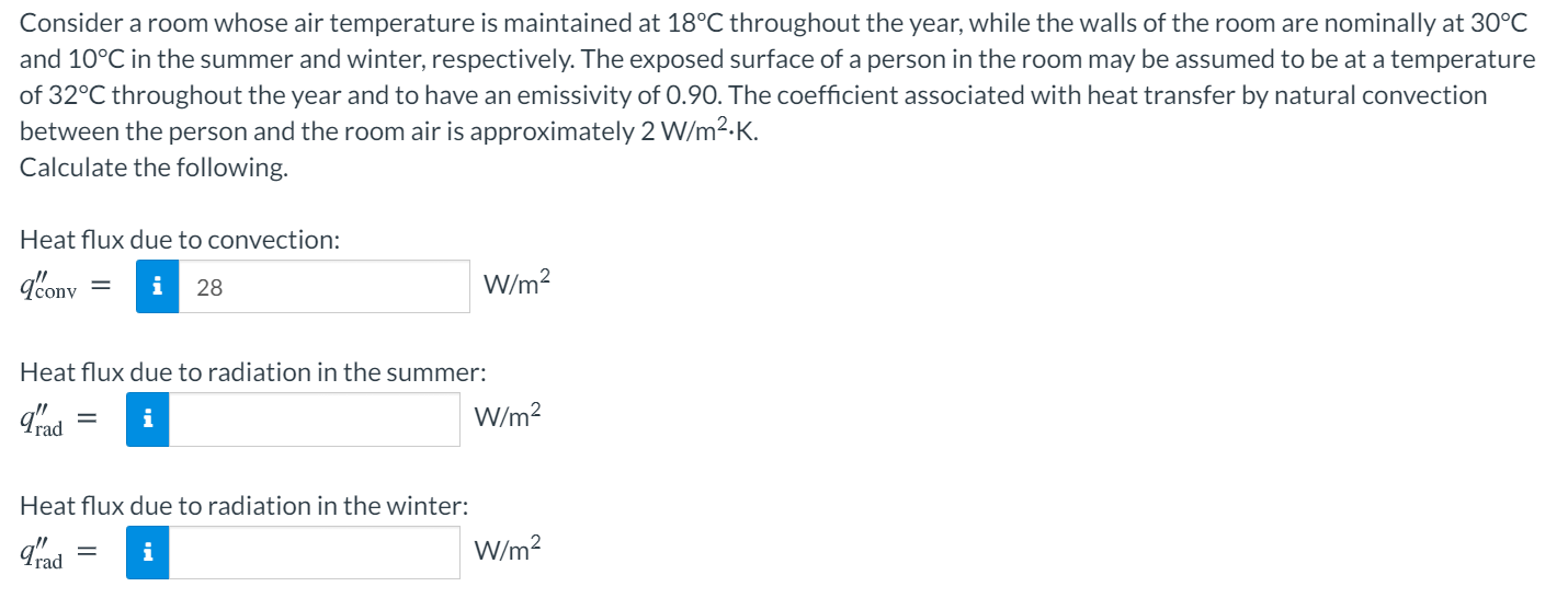 Solved Consider a room whose air temperature is maintained | Chegg.com