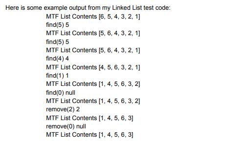 Solved Overview Self-organizing lists are lists that move | Chegg.com