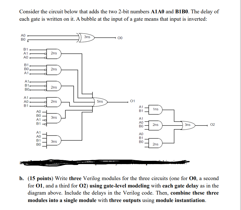 Solved Consider the circuit below that adds the two 2-bit | Chegg.com