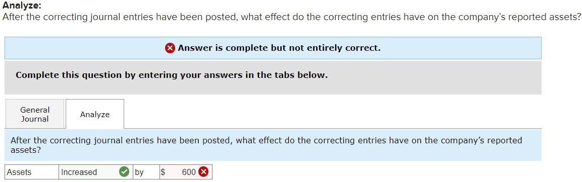 Solved The following journal entries were prepared and | Chegg.com