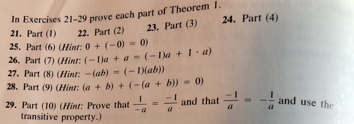 Solved Please help with 21 - 29. The second | Chegg.com