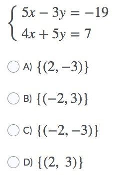 Solved Solve the system using the addition method. Solve | Chegg.com