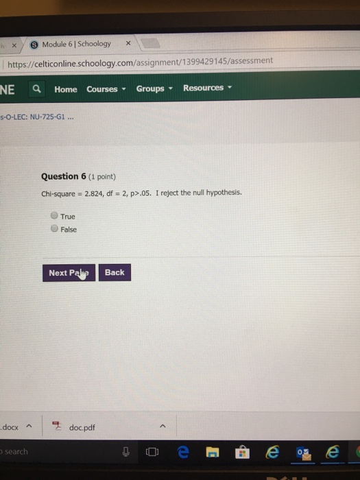 Solved xS Module 6 | Schoology x | Chegg.com