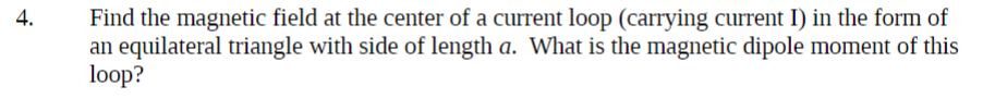 Solved Find the magnetic field at the center of a current | Chegg.com