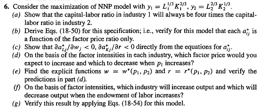 -2/3 2/3 = 6. Consider the maximization of NNP model | Chegg.com