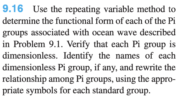 Solved 9.16 Use the repeating variable method to determine | Chegg.com