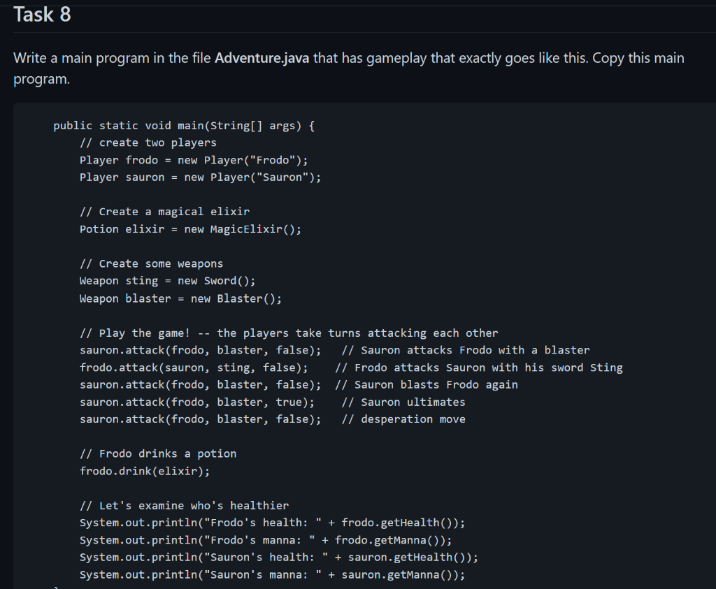 Solved What code should I write for each task? And how would | Chegg.com