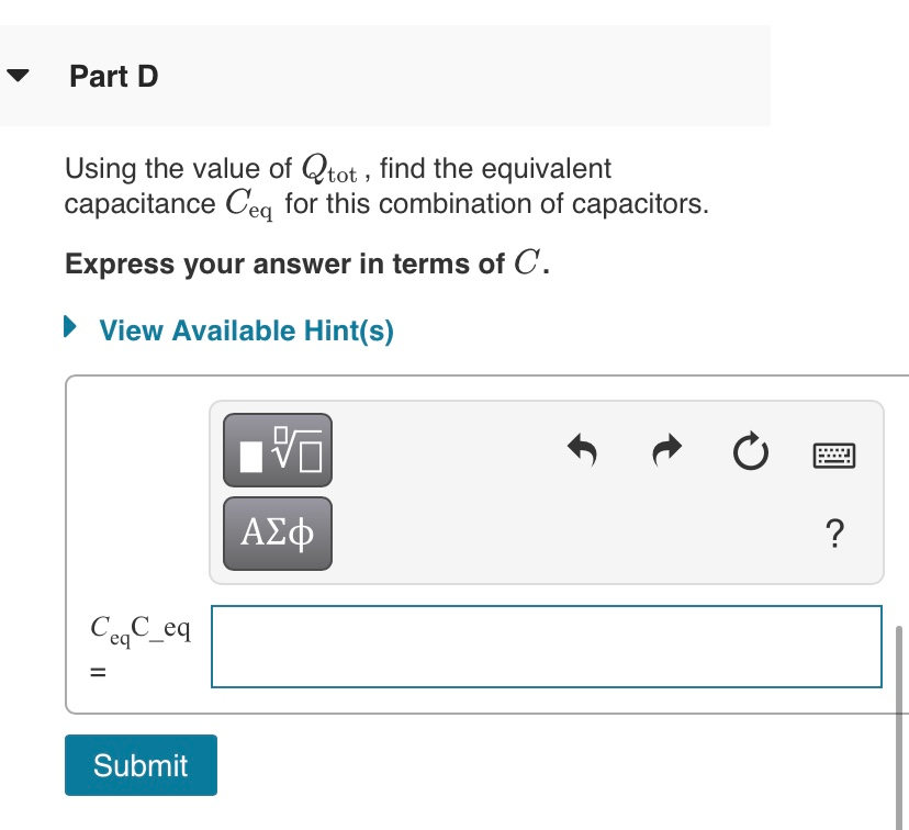 Solved 1 of 8 Learning Goal: To understand how to calculate | Chegg.com